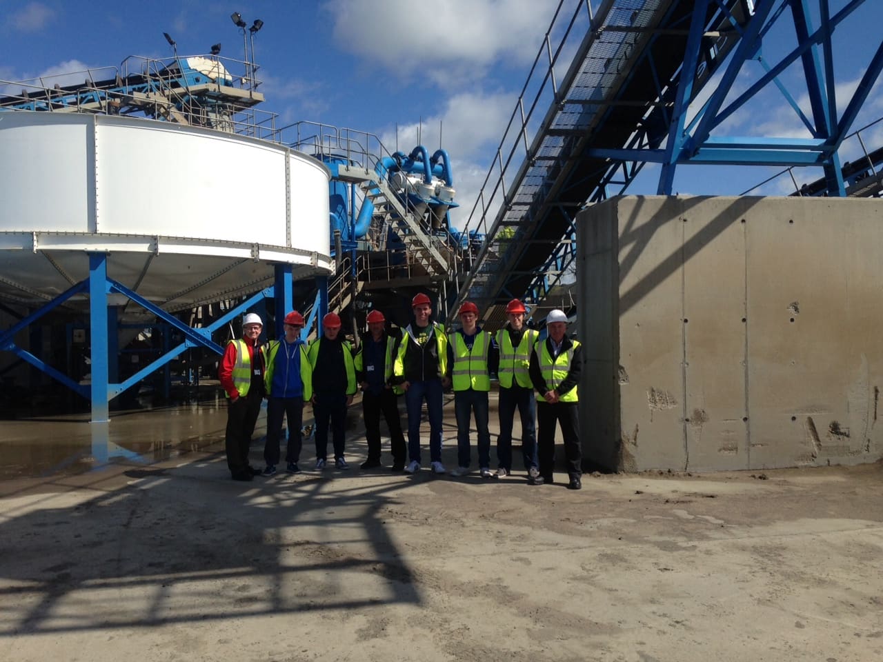 NPA Construction Students from Fife College visit Lomond Quarry ...