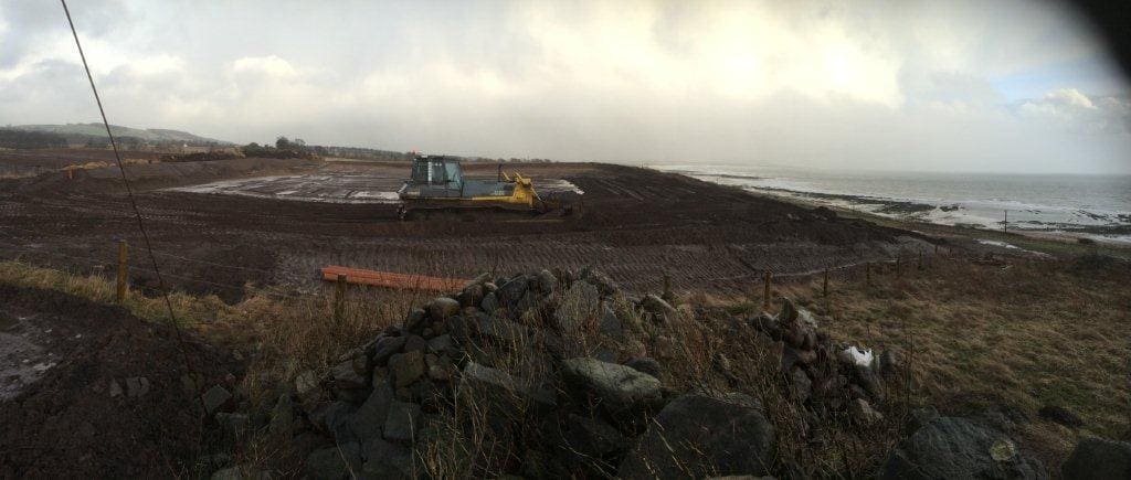New agricultural detention pond :: Skene – Now part of Hillhouse Group